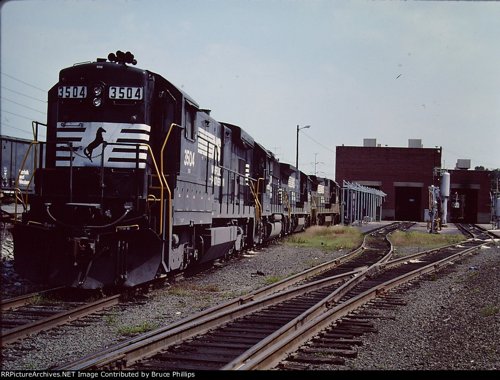 View looking north of Alexandria Engine House - 1990
